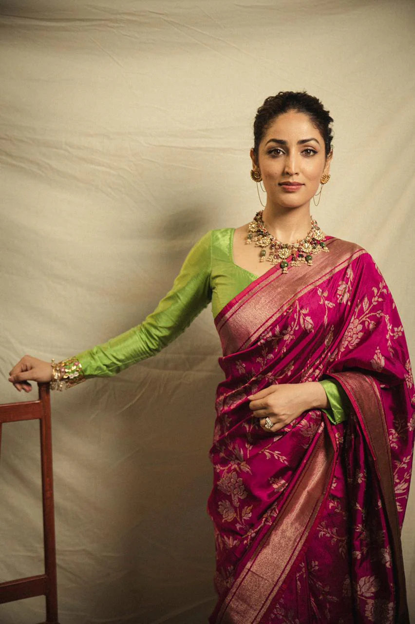 Yami Gautam’s Style Effortlessly Blends Classic Sarees with Chic Ensem ...